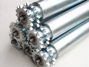 Heavy Duty Steel Sprocket Roller Conveyor Parts with Polyamide Ground Sleeve