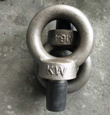 Hot forged Heavy Duty Eye Bolt with M64 Male Thread , 1.24T lifting , 206mm head