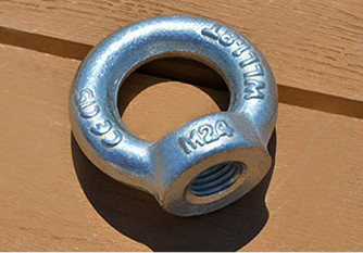 Small Swivel Lifting Eye Bolt and Nuts DIN582 M24 for Lift equipemt , Structral