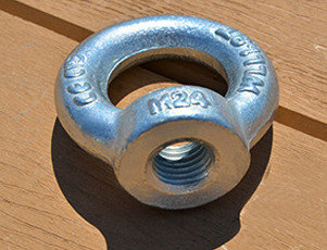 Small Swivel Lifting Eye Bolt and Nuts DIN582 M24 for Lift equipemt , Structral