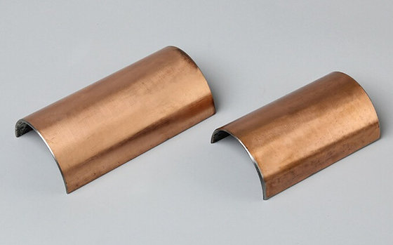 Copper Plating Bronze Oiless Bearing / Self Lubricating Bushing SF-2 for Automotive