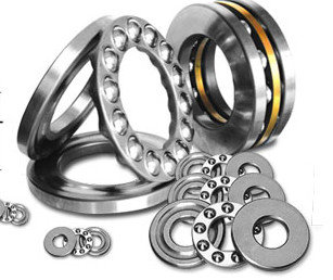 One - way Thrust ball bearing for fitness equipment , brass / Nylon caged ball bearing ring