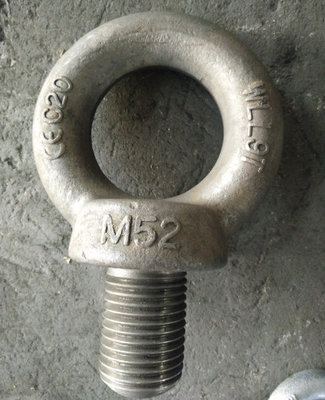 Heavy Duty Steel Lifting Eye Bolt with Zinc plated White , yellow , self color
