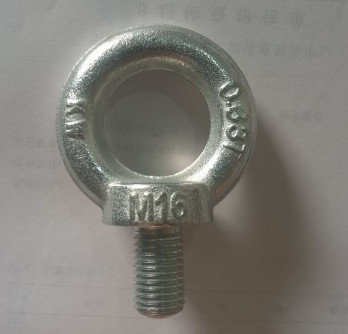 High Strength DIN580 - M16 Steel Lifting Eye Bolt for Marine , forged eyebolt