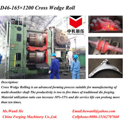 D46-125x1100 Cross Wedge roll /axles/ crankshaft /connecting rod preforging