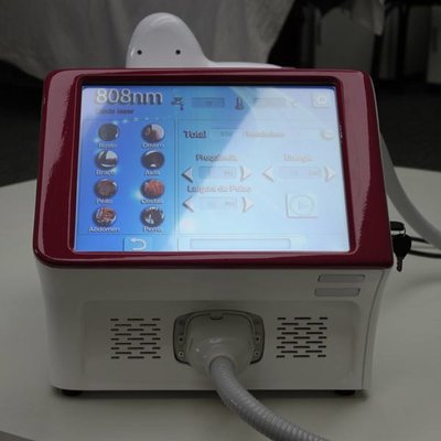 champagne and white 808nm diode laser FMD-1 diode laser hair removal machine