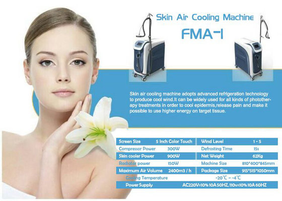 best beauty equipment in China -20℃ - -4℃ 900W Skin Cooling Machine device