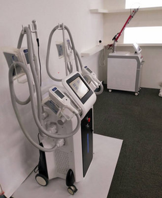 CE approved professional clinic use 4 sizes cryo handles working together cryolipolysis apparatus