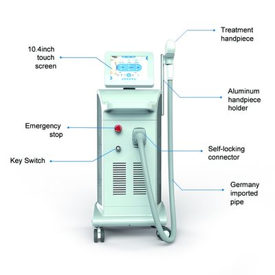 newest 3 in 1 triple wavelength painless 808 755 1064 diode laser hair removal for all skin type