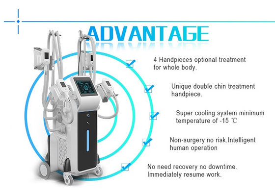TUV ISO cool body sculpting salon use beauty machine fat freeze cryolipolysis device