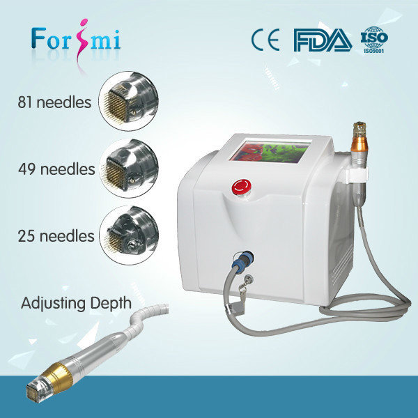 0.3-3mm(Adjustable) fractional rf microneedle skin tightening face lifting machine