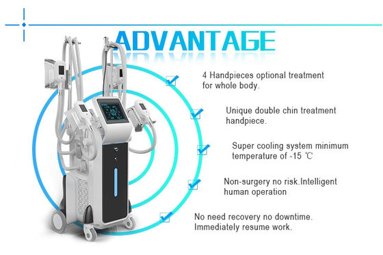 4 handles Cryo Therapy Cool Sculpture Zeltiq cryolipolysis machine 2018