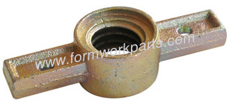 China Handle nut for jack base, Jack nut, iron casting nut, scaffolding accessory, adjusting nut supplier