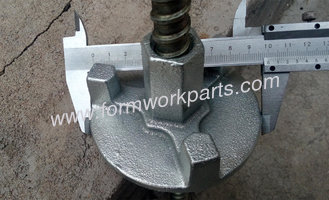 China Galvanized Flanged wing nut with plate dia 100mm, for formwork construction supplier