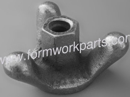 China formwork accessories, Flanged Wing nut, formwork part, thread nut, ductile casting supplier
