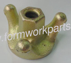 China formwork accessories, Flanged Wing nut, formwork part, thread nut, ductile casting supplier
