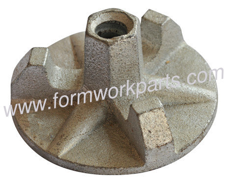 Cast iron wing nut with plate for tie rod dia 20/22mm, formwork accessories supplier