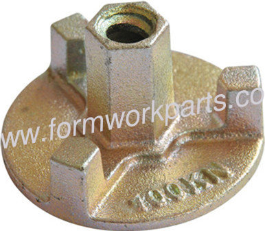 Flanged wing nut for formwork construction supplier