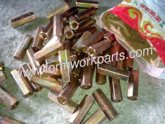 Steel Hex. nut couplers for reinforcement bar supplier