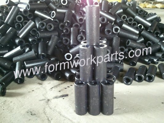 Round couplers for reinforcement bars, weldable, used for connecting bars supplier