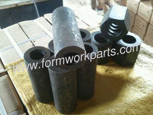 Round couplers for reinforcement bars, weldable, used for connecting bars supplier