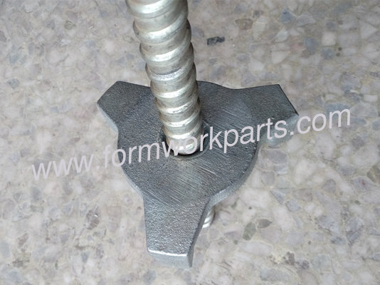Ø15/17mm Formwork Wing Nut with flange plate, from china formwork parts manufacturer supplier