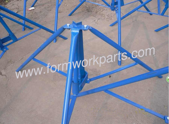 Folding Tripod and fork head, for holding steel props in slab formwork construction supplier