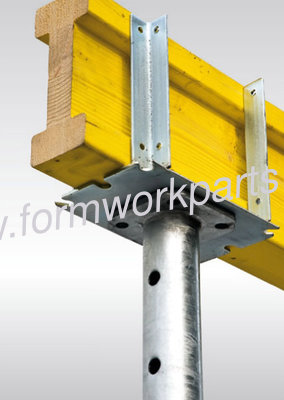 Powder coated Four-way fork head to support beams in slab construction supplier