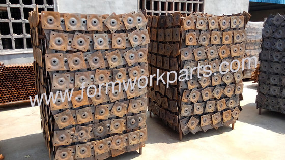 Scaffold Jack base & U-head, Solid roll thread jack, tubular roll thread jack supplier