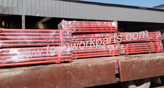 Red Painted Scaffolding Prop from China manufacturer, for slab formwork and post shoring supplier