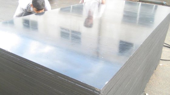 BLACK FILM FACED PLYWOOD  Black film faced plywood,MR glue,poplar core,black film or black printed film  Film faced shut