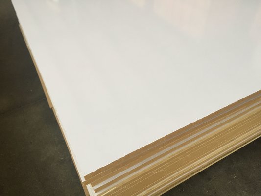 2018 Hot Sell High Gloss White Melamine MDF Board ,factory direct order