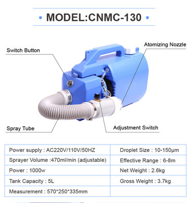 ULV Cold Fogger Sprayer machine mini fogger sanitizing fogger machine