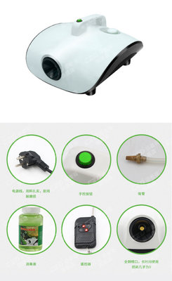Portable mini dual control thermal fogging electrostatic sprayer for USA.UAE,SOUTH AMERICAN