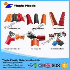 China UPVC APVC PVC ASA Corrugated sheet trapezoid roof tile supplier