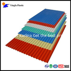China Plastic Spanish Roof Tile, Glass Roof Tile, UPVC Roof Tile good quality anti-corrosion 3 layer corrugated upvc roof tile supplier
