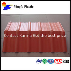 China Free sample waterproof pvc roofing materials upvc tile 1130mm terracotta roof tiles plastic upvc roofing supplier