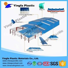 China Plastic Spanish Roof Tile, Glass Roof Tile, UPVC Roof Tile good quality anti-corrosion New plastic upvc roofing supplier