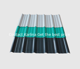China Accept OEM order 40MM Height wave UPVC High-Wave Trapezoid Roof Tile UPVC Spain the table of the wind FRP LIGHTING BOARD supplier