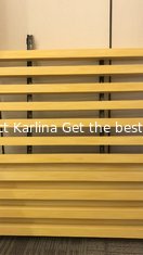 China Modern style Waterproof WPC embossed ceiling wall panels for bedroom Restaurant U shape tube suspended ceiling wood grai supplier