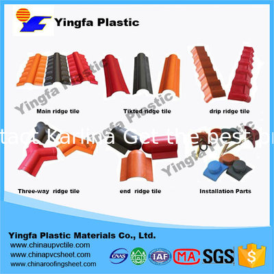 UPVC APVC PVC ASA Corrugated sheet trapezoid roof tile supplier