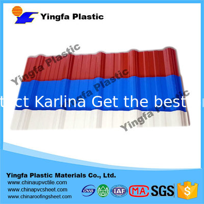 UPVC APVC PVC ASA Corrugated sheet trapezoid roof tile supplier