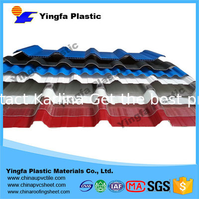 UPVC APVC PVC ASA Corrugated sheet trapezoid roof tile supplier