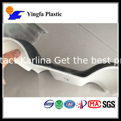 ASA synthetic resin tile UPVC Corrugated Roofing sheet tile for Workshop or  warehouse or factory or plant supplier