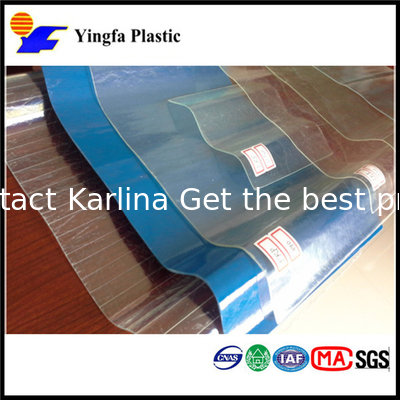 carbon fiber upvc roof tile/long span color coated good quality anti-corrosion 3 layer corrugated upvc roof tile supplier