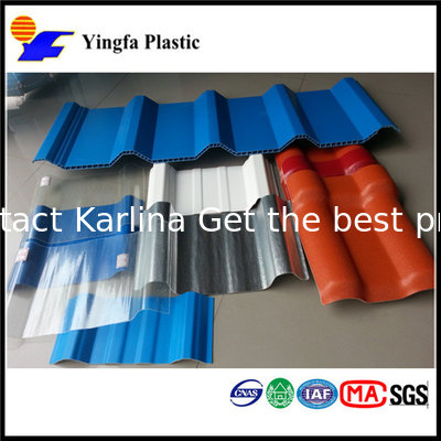 Plastic Spanish Roof Tile, Glass Roof Tile, UPVC Roof Tile good quality anti-corrosion New arrival plastic upvc roofing supplier