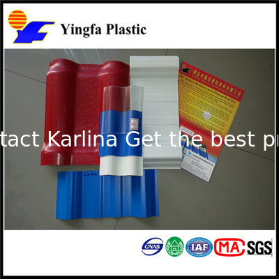 Plastic Spanish Roof Tile, Glass Roof Tile, UPVC Roof Tile good quality anti-corrosion New arrival plastic upvc roofing supplier