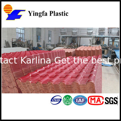 Free sample waterproof pvc roofing materials upvc tile 1130mm terracotta roof tiles plastic upvc roofing supplier