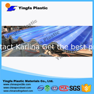 Plastic Spanish Roof Tile, Glass Roof Tile, UPVC Roof Tile good quality anti-corrosion New plastic upvc roofing supplier