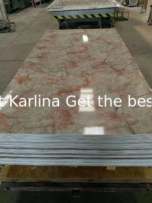159 194 206 DIY PVC marble sheet WPC Plastic-Wood Fast Installation Decoration board used for ceiling wall supplier